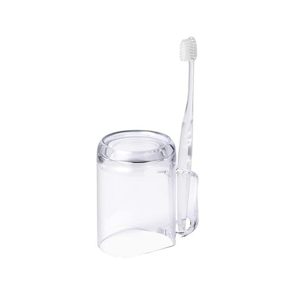 クリア/-/119692・Color:クリアPatternName:スタンドマグ・パッケージ個数:1・本体サイズ:約幅10×奥行7.2×高さ10cm・素材・材質:AS樹脂・生産国:日本・容量:約270ml・耐熱温度:80度/耐冷温度:-80度