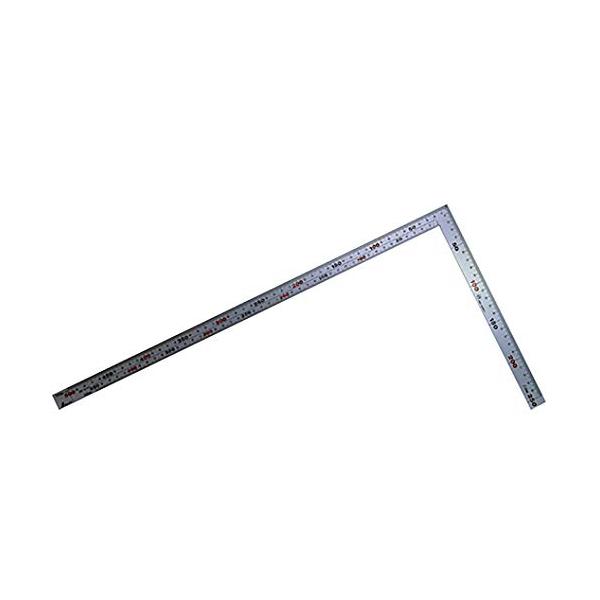 50cm 表裏同目 6段目盛シルバー/-/10405・Style:50cm 表裏同目 6段目盛・パッケージ個数:1・鉄工・土木工事に適した厚みと巾があり重厚でがっしりしたタイプの曲尺です。・ケガく際に材料がピッタリ当てられる為ケガキやすい形...