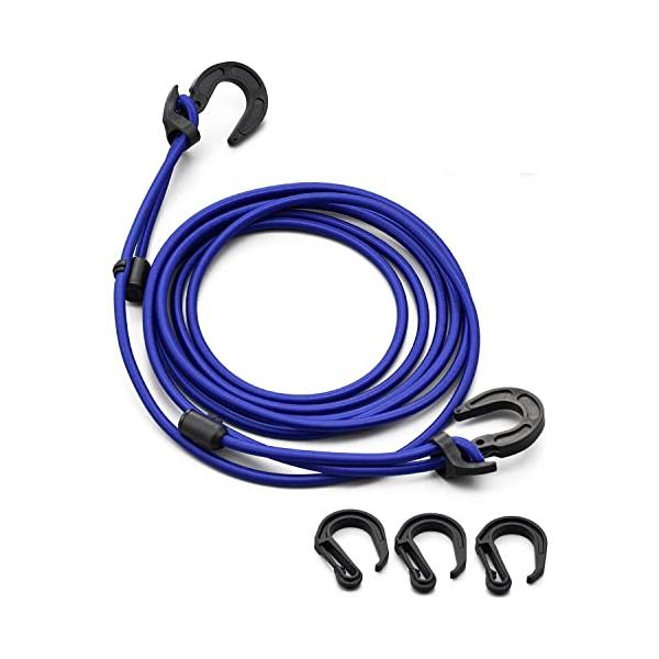 モダンブルー/3.5m/73401・Color:ブルーSize:3.5m・パッケージ個数:1・用途荷物の量に合わせてコードの長さを調節できるバイク用ストレッチコード・仕様1コードは程よい伸縮性と耐久性を両立させたΦ6.5mmのゴム製。・仕様...