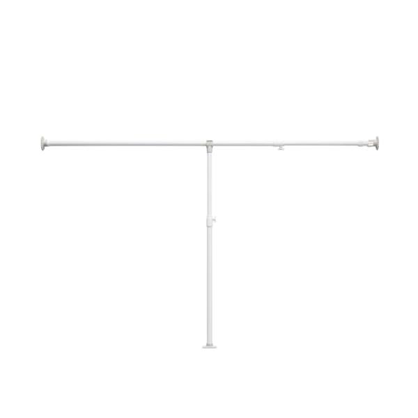 T型タイプホワイト&amp;グレ−/-/HP-2・Style:T型タイプ・パッケージ個数:1・押入れのスペースを有効活用できる押入れ用ポールです・伸縮式で押入れを丸ごとクローゼットのように使えます・つっぱり式ポールの中心を下から支えてたわみ...