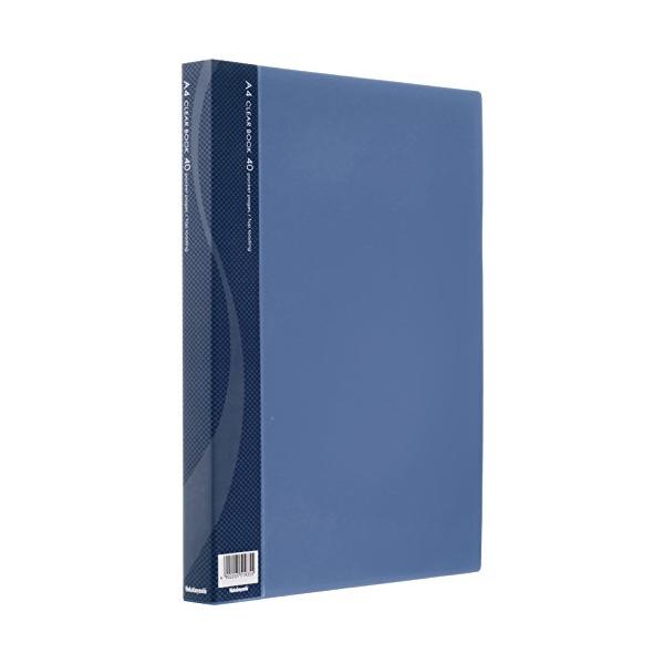 40ポケットブルー/タテ307xヨコ235x背巾26mm/CB1033B-N・Color:ブルーStyle:40ポケットPatternName:単品・パッケージ個数:1・本体寸法:A4・S型/タテ307xヨコ235x背巾26mm・本体重量:...