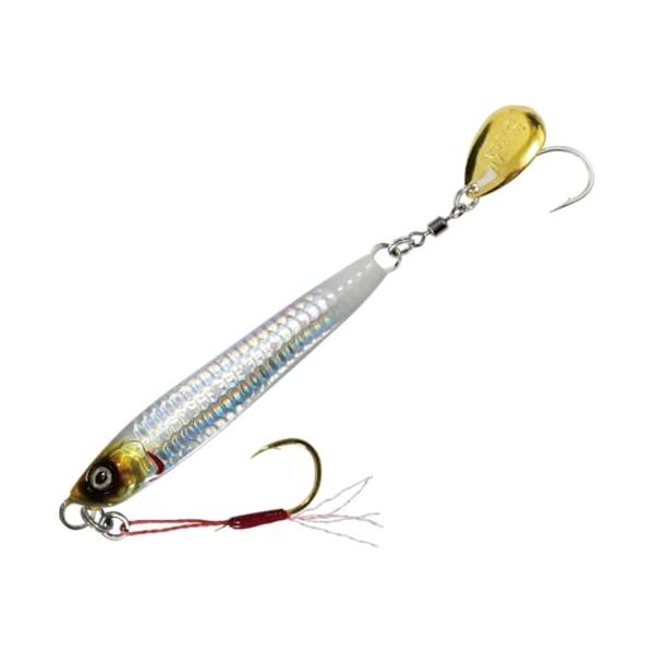 シンプル02 シルバーグローテール/30ｇ/MBJ06-3002・Color:02 シルバーグローテールSize:30ｇ・パッケージ個数:1・巻きの釣りに強い立体ウロコとブレードのWフラッシングブレードアシスト標準搭載立体成型のウロコが生む...