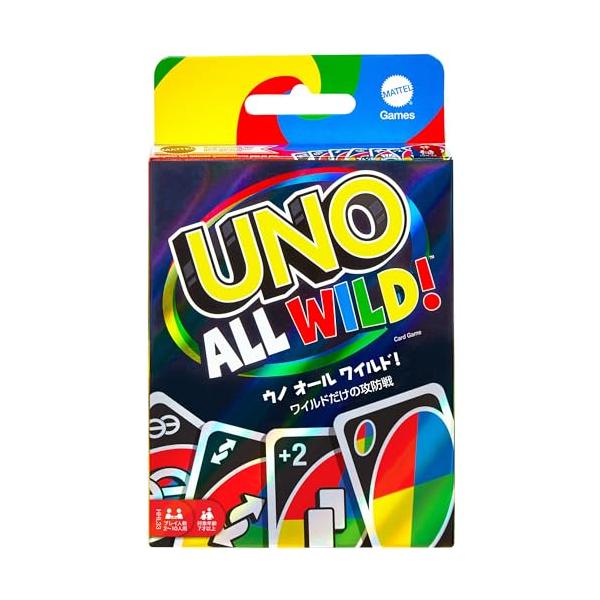 2オールワイルド5オールワイルド/-/HHL33・Color:5オールワイルド・パッケージ個数:1・内容すべてのカードがワイルド。数字も色も関係ない どんどん出せるワイルドだけのウノ スピーディーでスリリングな展開が待ち受けます。「ウノ オ...