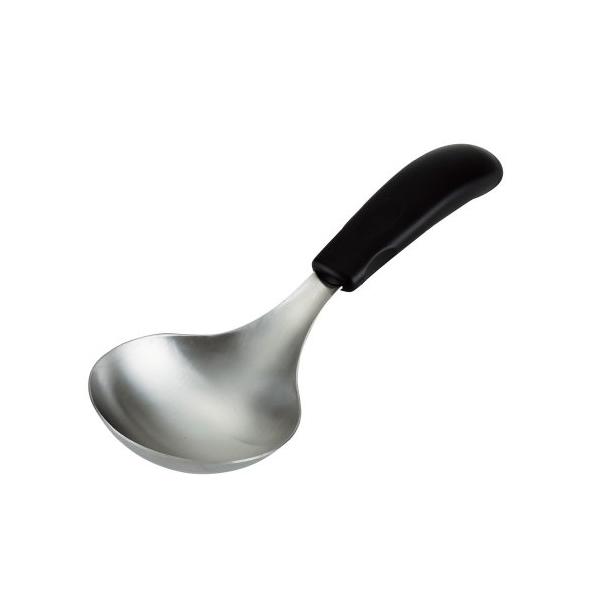 単品シルバー/ブラック/サイズ:約21×8×3cm/DH-2503・Style:単品PatternName:ちょこっとスプーン・パッケージ個数:1・料理家の逸品・盛りつけから、食卓での取り分けまで幅広く使えるスプーン・小さいサイズのフライパ...