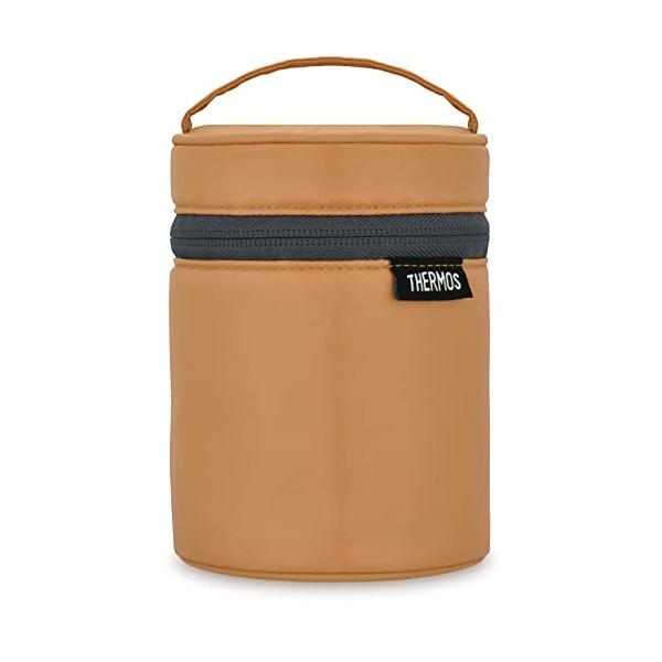 アンバー/250~400ml用/RES-002 AMB・Size:250~400ml用Color:アンバー・パッケージ個数:1・保温力がUPする、サーモス 真空断熱スープジャー専用ポーチ・背面にはサーモス フードコンテナースプーン(APC-...