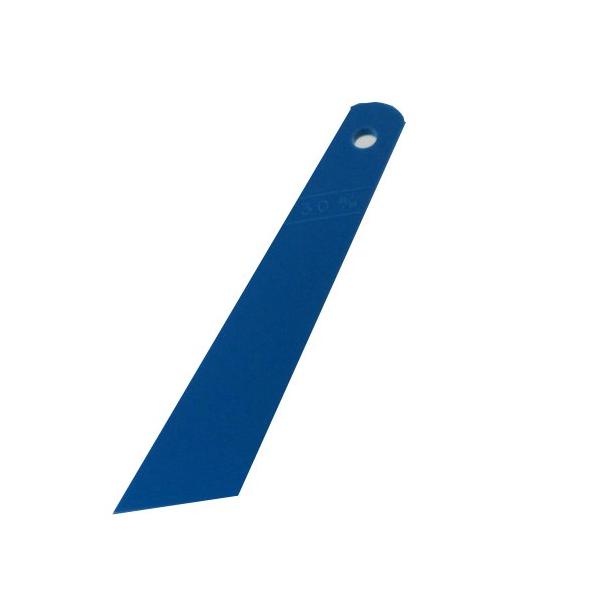 -/30mm/3002510030・パッケージ個数:1・車輌の微妙な曲線にも対応できる、しなやかでソフトな板金塗装の下地用へら・耐溶剤性でしなやかな腰・大塚刷毛製造 デルリヘラ 青 30mm