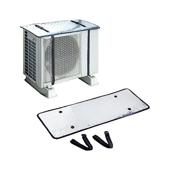 1.カバータイプシルバー/84×32cm/1007375・Style:1.カバータイプ・パッケージ個数:1・商品仕様商品サイズ/(約)84.0×32.0cm、適応サイズ/(約)82.0×31.0cm(周囲:220cm以下)、材質・成分/パネ...