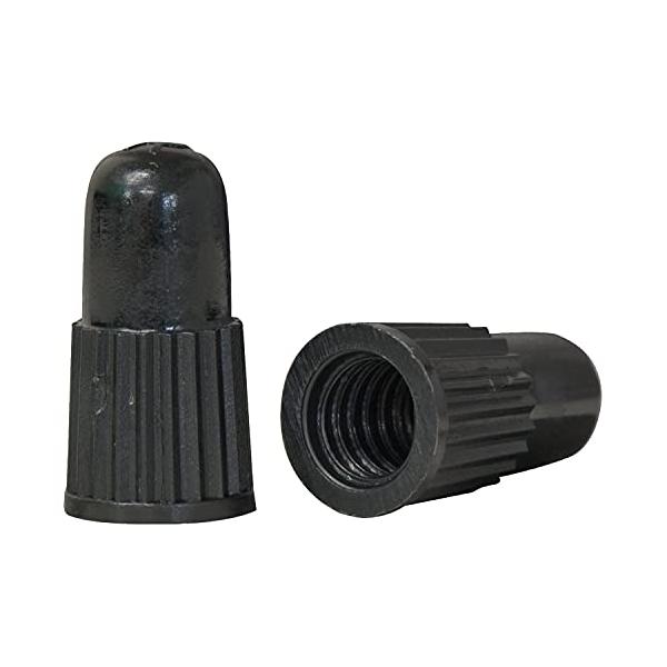 ブラック/小/772169・パッケージ個数:1・仏式用バルブキャップ・樹脂製・2個セット