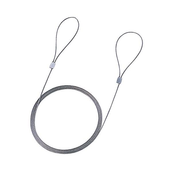 シルバー/1.5M1.0mm/SLE-2W・パッケージ個数:1・取り付け部品、鍵などに接続する、eセキュリティ用ワイヤーです。・太さ:1.0mm・ワイヤー長:1.5m・材質:亜鉛・ワイヤーにビニールコーティング加工はされていません。