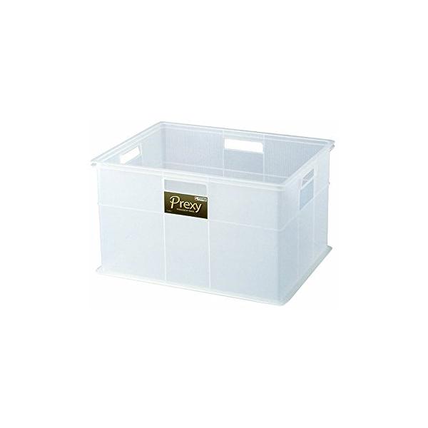 モダン透明/LL/110005777・Size:LL・パッケージ個数:1・サイズ:幅45×奥行き35×高さ26cm・材質:ポリプロピレン・原産国:日本・リビングでの小物入れとして、ちょっとした時やワイヤーシェルフにも使える収納ボックス・ラク...