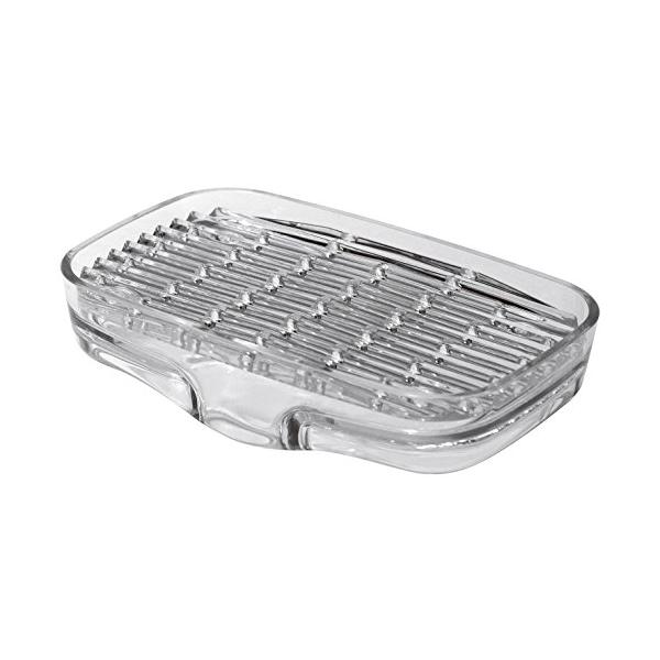 クリア/約幅14.3×奥行8.8×高さ3.3cm/120155・Color:クリアPatternName:水切りトレー・パッケージ個数:1・本体サイズ:約幅14.3×奥行8.8×高さ3.3cm・素材:本体・トレー/AS樹脂、吸盤/オレフィン...