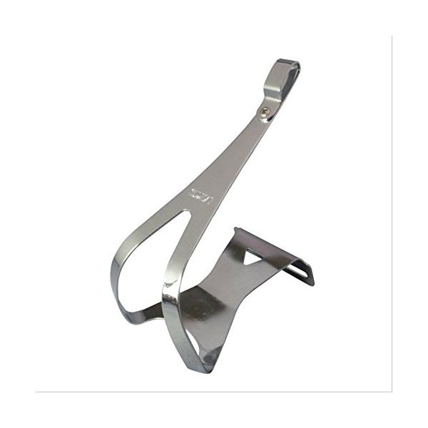 ディープタイプシルバー/小/YD-48・パッケージ個数:1・サイクリングシューズやレーサーシューズではなく、スニーカーなど一般的な靴で使用するのに最適なトゥクリップ・通常のトゥクリップに比べ、靴の入る厚みを深くとっています。・ゆとりを持った...