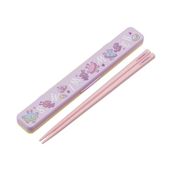 スペースボーイ/18cm/ABC3AG-A・パッケージ個数:1・サイズ:箸＝長さ18cm 箸箱＝幅19×奥行3.1×高さ1.3cm・素材・材質:フタ＝AS樹脂 本体＝ABS樹脂 箸＝メタクリル樹脂 クッション＝シリコン樹脂・生産国:日本・セ...