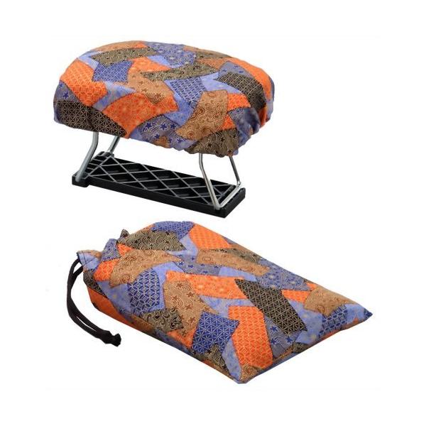 コンパクトブラック/小/807752・パッケージ個数:1・サイズ:幅20×奥行13×高さ12.6cm・収納時高さ:4cm・耐荷重:100kg・材質(表面処理):〔本体・底板〕ポリプロピレン、〔脚〕鉄線(ユニクロめっき)、〔座面カバー 巾着袋...