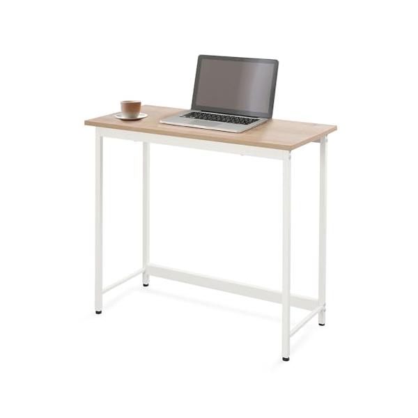 ホワイトナチュラル×ホワイト/幅80cm×奥行40cm/BDK-8040・Size:幅80cm×奥行40cmColor:ナチュラル×ホワイト・パッケージ個数:1・余計な装飾を無くした、飽きずに長く使えるシンプルデザイン。広々とした天板で、テ...