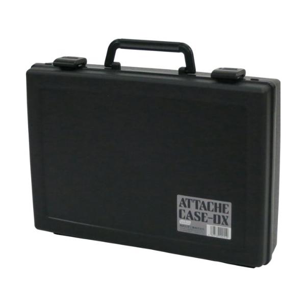 ブラック/外寸:366×270×78mm/内寸:354×242×50mm/DX・パッケージ個数:1・A4サイズの書類などが収納できます。・樹脂部には丈夫な耐衝撃性コーポリマーを採用。・ヒンジにはステンレスピン採用。スムーズな開閉が長く続きま...