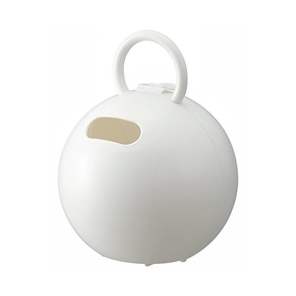 モダンホワイト/約W163×D163×H208mm/PRP-03・Color:ホワイトPatternName:丸型・パッケージ個数:1・本体サイズ:約W16.3×D16.3×H20.8cm・梱包サイズ:50 x 50 x 43.5 cm・本...