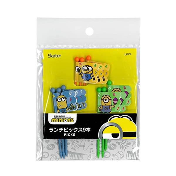 ミニオンズ/-/LKP4-A・パッケージ個数:1・サイズ:長さ6.8cm・素材・材質:ABS樹脂・セット内容・付属品:ピック9本