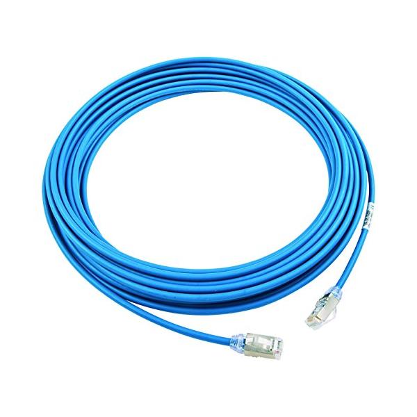 青/15m/STP28X15MBU・Size:15mColor:青・パッケージ個数:1・AWG28 を採用した、ケーブル径 4.7mmの超極細 Cat6A LANケーブル シールドタイプです。・極細径と最少化された曲げ半径により高密度アプリ...