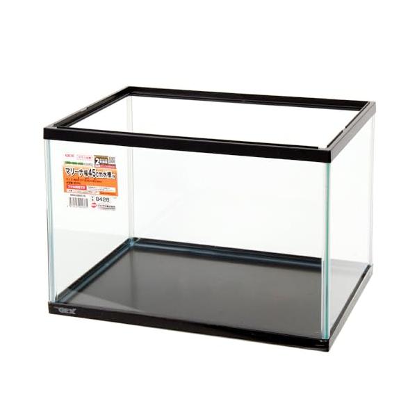 ガラス水槽ブラック/45cm Standard/4972547041371・Size:45cm Standard・レイアウトも楽しめるガラス製の黒枠幅45cmサイズ水槽。・シンプルなフォルムで扱いやすく、スタンダードな黒枠ガラス水槽。・観賞...