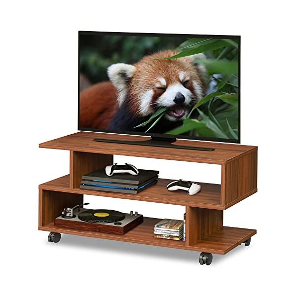 テレビ台ウォールナット/幅80×奥行30×高さ39cm/ADSG608XG・Color:ウォールナット・パッケージ個数:1・おしゃれなS型テレビ台：一人暮らしやワンルームにちょうどいい、37Vまでの液晶テレビを置く為のコンパクトなTV台です...
