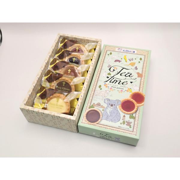 イングランドの丘オリジナルパッケージのプチガトーですかわいいパッケージでお土産におすすめですプチガトー5個入り