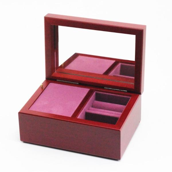 オルゴールの曲、ケース、追加加工の組み合わせを自由に選べる18弁タイプのカスタムメイドオルゴール対応のケースです。コンパクトでオーソドックスな形状のオルゴールボックスです。この商品はケースのみです。別途オルゴールのムーブメントをカートに入れ...