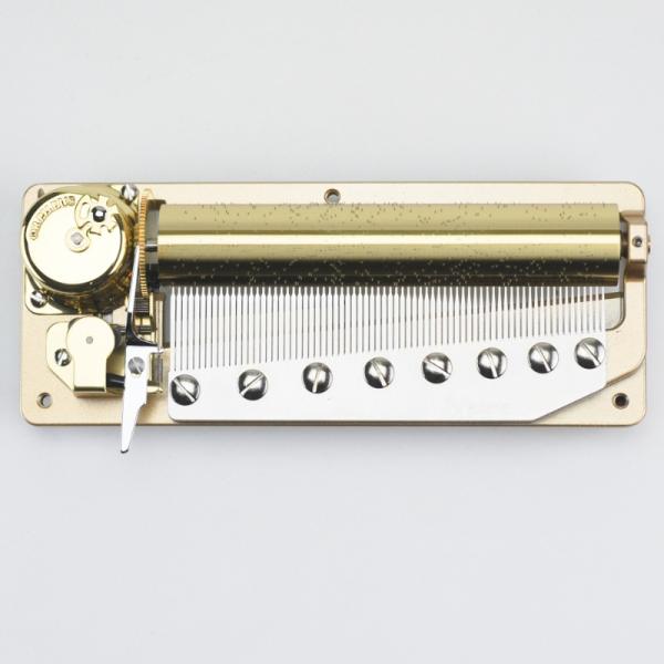 曲目・ケース・メッセージ加工を自由に組み合わせて作るカスタムメイドオルゴール用ムーブメントです。 曲目リストからお好みの曲をお選びいただき、2-3ヶ月程度でお取り寄せ、当店で箱に組み込んでお作りします。曲目リストは下記、商品説明欄のリンクか...