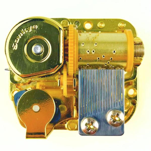 曲目・ケース・メッセージ加工を自由に組み合わせて作るカスタムメイドオルゴール用ムーブメントです。 弊社在庫品に無い曲目をお取り寄せし、お届けします。受注生産となるため、納期は１ヶ月半程度かかります。また、ご希望の曲目によりお取り寄せができな...