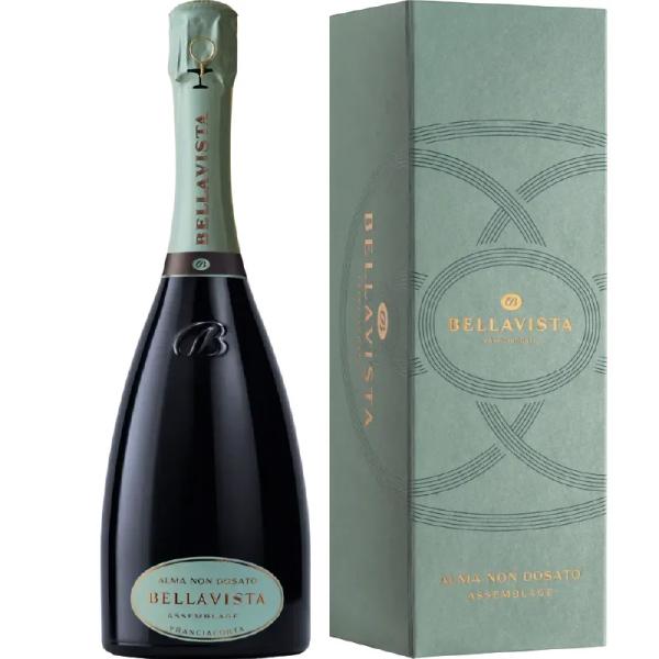 イタリア発プレミアム・スパークリングワインの名匠が誇る、新時代の幕開けとなる代表シリーズ。多層的で複雑な余韻が感じられる、洗練されたノン・ドザート。ALMA NON DOSATO ASSEMBLAGE [BOX] / BELLAVISTA◆...