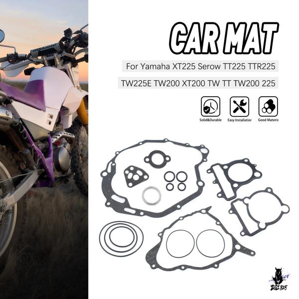 ■商品仕様ヤマハ XT225 セロー/TW225E/TTR225 1980-2007年式対応のシリンダーヘッドオーバーホールガスケットセット。ゴムとアルミニウム合金製で、純正アクセサリーの直接交換が可能です。当店の商品は海外の互換品・汎用品...
