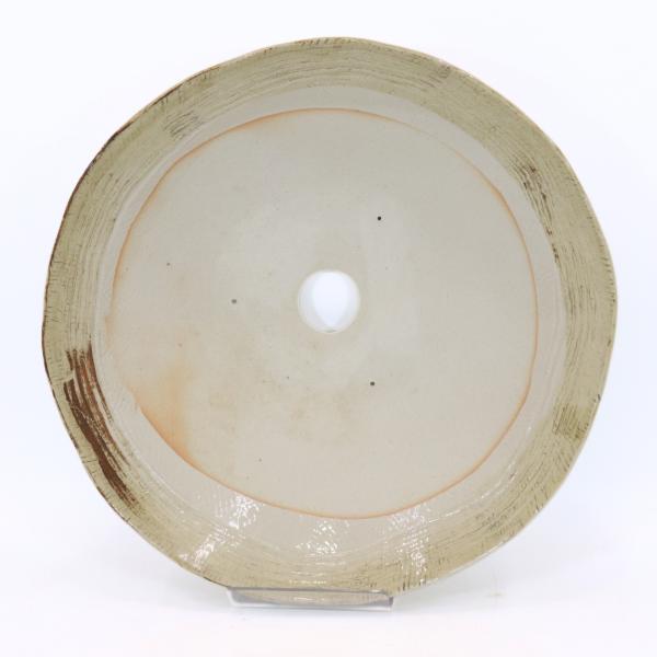 萩焼 大屋窯 濱中月村 ランプシェード 陶器 陶磁器 レトロ アンティーク / 10277 YMR