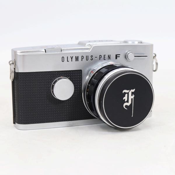 オリンパス ペン PEN-FT F ハーフサイズ フィルムカメラ 38mm F1.8 シルバー シャッター確認済 中古 / 11676 HMR