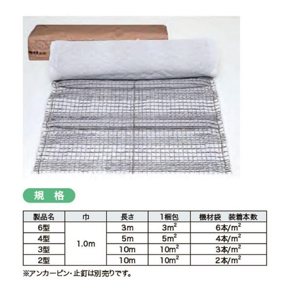 ロンケットＤＸ(デラックス)　切土用張芝　※製品写真はロンケットＤＸ3型です。主な特徴【早期緑化による災害復旧】 シート部に保水性・保肥力に優れた土壌改良材を多量に装着しております。種子が乾燥しにくくなり、発芽・生育促進する効果が得られます...