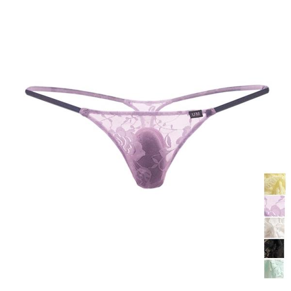 【発売日：2020年06月26日】見えすぎちゃって困るくらいのスケスケTバックです。フロント部分もスケスケで、それでいて、さり気なく、花のシースルーデザインが上品な大人の香りを漂よわせる1枚です。形状はレースのため、とても涼しく、暑い夏をす...