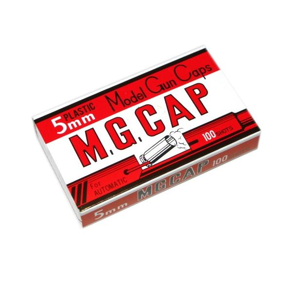 M.G. CAP 5mm　モデルガン専用 CAP火薬製造元：カネコＭＧＣ時代からの、ロングセラー商品１００ショットブローバックモデルガン対応５ｍｍＣＡＰです