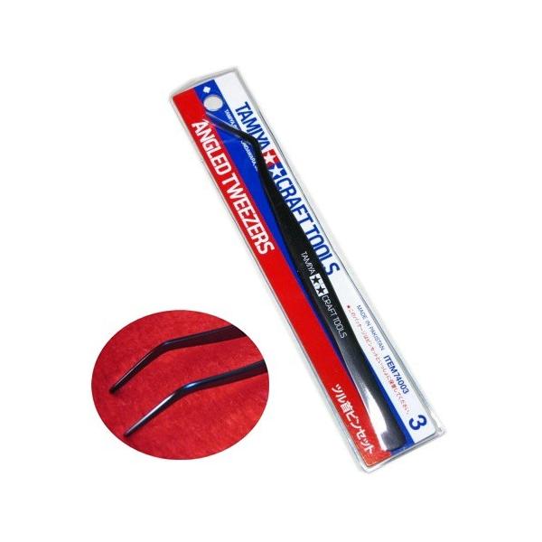 タミヤ・クラフトツール ツル首ピンセット 精密作業向き！(3) タミヤ模型タミヤ模型クラフトツール　高品質工具♪先端部が、鶴の首のように曲がっていて、使いやすいです！模型、ネイル、ビーズ細工など、細かい作業に便利！用途に合わせて、ストレート...