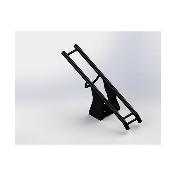 ガイドが地面に近く出し入れしやすい、機能的なデザイン。■材質：スチール■収納可能自転車：質量/40kg以下タイヤ径/12〜28インチタイヤ幅/60mm以下■主要部材：ラック低/Φ19×1.5鋼管(材質：スチール)アンカーボルト/M8×70(...