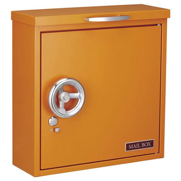 ■投函口にも取手が付いた、お洒落で便利なポスト。プッシュボタンがちょっとメカニックです。■材質：ZAM(高耐食溶融メッキ鋼板)■サイズ：閉時：幅390mm×高さ398mm×奥行き165mm開時：幅390mm×高さ550mm×奥行き465mm...