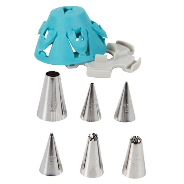 Wilton(ウィルトン) バレンタイン 製菓 手作り お菓子 クッキー チップ セット ミント COOKIE TIP TRAPEZOID  プレゼント ギフト おしゃれ スタイリッシュ アントレスクエア