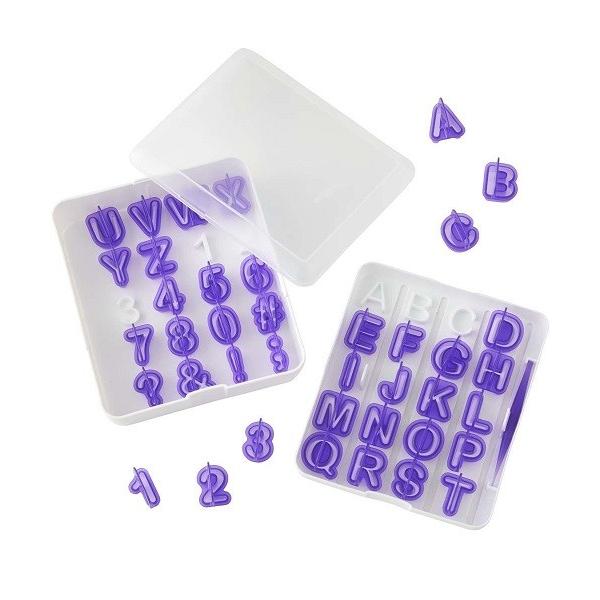 Wilton  ウィルトン  / カットアウトセットアルファベット＆ナンバー ALPHA/NUMBER CUT OUTS WITH CASE 製菓 プレゼント ギフト スタイリッシュ おしゃれ アントレスクエア