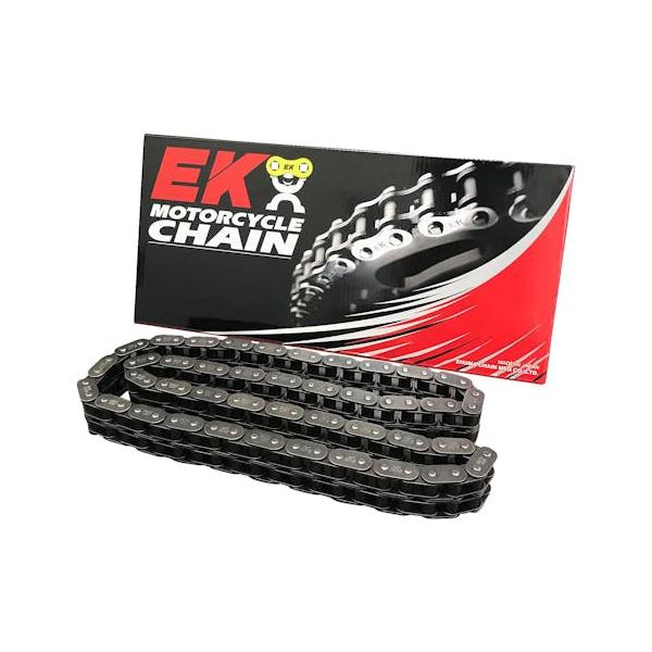 【メーカー名】EK CHAIN / イーケーチェーン【品名】プライマリーチェーン 86リンク【品番】028153【メーカー品番】4571291809680 / EK428C-2×86【OEM品番】40037-07【素材】スチール【サイズ】4...