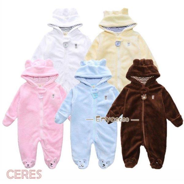 【製品仕様】■商品名ロンパース アウター 男の子 女の子 防寒 コート ジャンパー ジャンプスーツ くま 秋 冬 あたたかい■商品説明・秋冬のお出かけに必須のベビー用ジャンパー。・もこもこ可愛いくまさん柄。・前開きチャックだから、着せやすく...