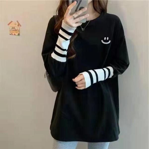 長袖tシャツ レディース トップス 裏起毛 カットソー カジュアル Tシャツ 大きい ゆるい シンプル 秋コーデ 暖かい 2022秋冬商品詳細素材：ポリエステル＆その他袖丈：長袖季節：春秋冬カラー：ホワイト、ブラック、ホワイト(裏起毛)、ブ...