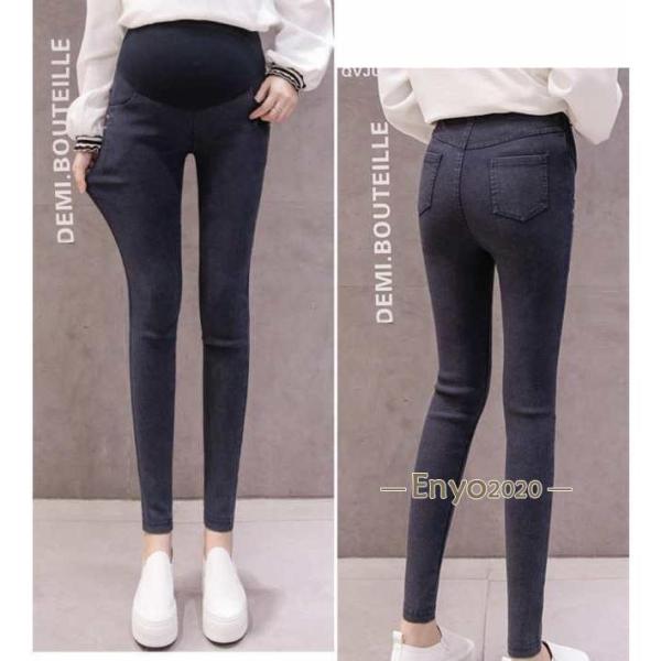 マタニティレギンス 妊婦ボトムス 妊娠 産前産後 ストレッチパンツ ウエスト調整対応 妊婦レギンス ママレギンス プレゼントマタニティウェア ファッション おしゃれ キレイめ 肌触り良さ 伸縮性パンツ マタニティ 薄手 デニムレギンス スト...