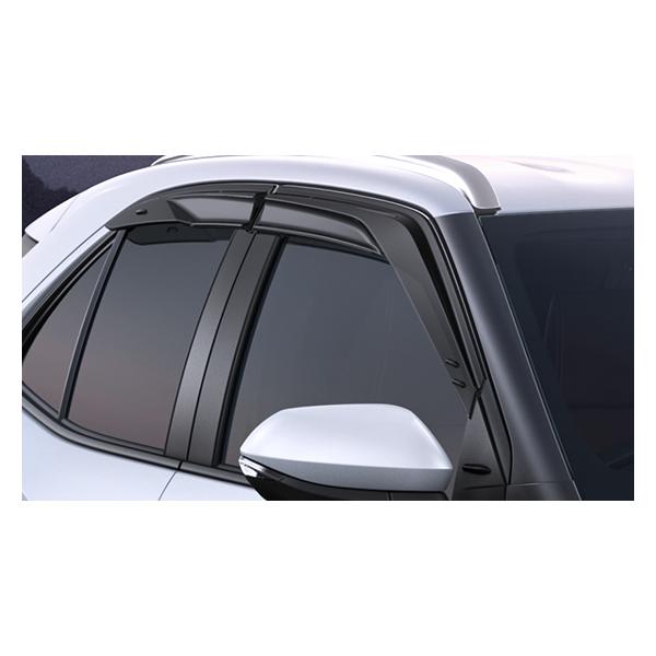 TRD トヨタ ヤリス クロスGR スポーツサイドバイザーMXPJ1# MXPB1# 2020.8〜フロント＆リア4枚セットMS316-52018【商品説明】◆可視化することでわかるベンチレーション機能の向上◆GRスポーツサイドバイザーは一...