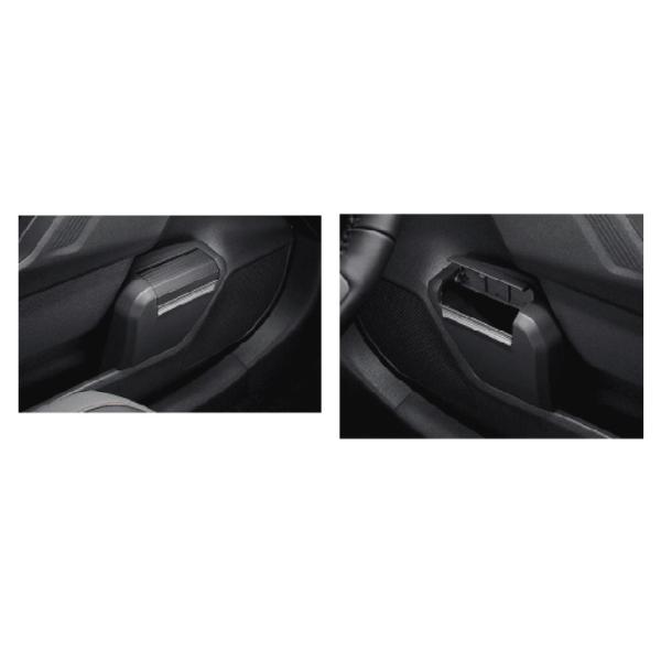 トヨタ純正60系 RAV4 専用TZ サイドBOXゴミ箱左右セット ドアポケット【商品説明】●フロントドアポケットにすっきり収まる専用設計のゴミ箱です。●プッシュオープン式で使いやすく、約2.0Lと大容量です。●走行中のカタカタ音を防止する...