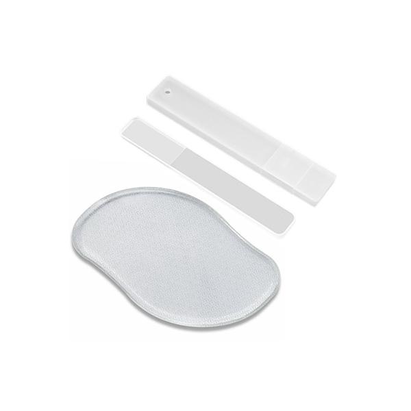 かかとシャープナーのお値段でネイルブライトナーがついてくるお得なセットです。ガラス製かかとシャープナー：やすり部分に特殊な加工を施したガラス製です。早くなめらかにかかとを削れます。かかとの角質がたまっていればいるほど効果は歴然。使用後の手入...