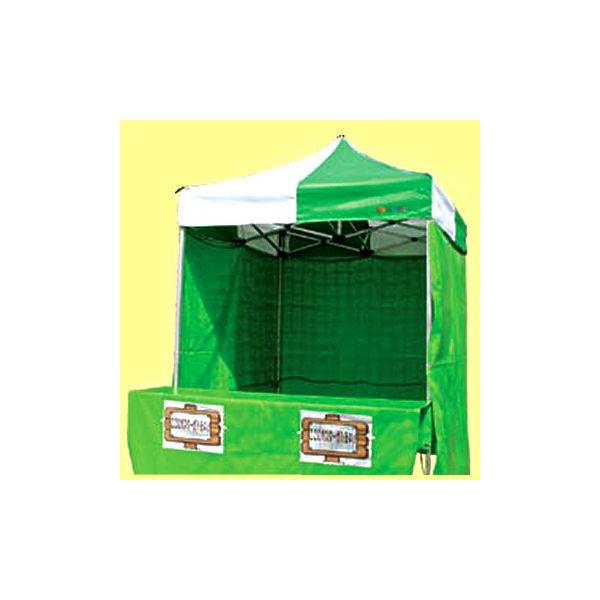 設営と撤収が簡単です。(設営は伸ばして広げるだけ、撤収は縮めてたたむだけ)持ち運びが楽な、軽量タイプ。【仕様】サイズ／H2m65cm〜2m85cm×W1m80cm×D1m80cm【セット内容】テント一式、装飾用ネット、横幕、テーブルクロス、...