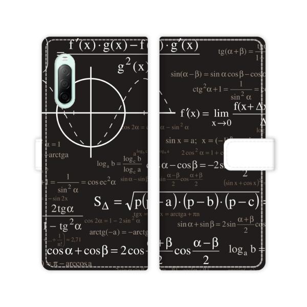 デザイン印刷をしたレザータイプのスマホカバー。クリアケースで人気のデザインを手帳型スマホカバーに印刷し、中はハードケースでガード。UV硬化印刷で耐久性にも配慮したケースです。☆カメラの穴はY!mobile Xperia 10 II A001...